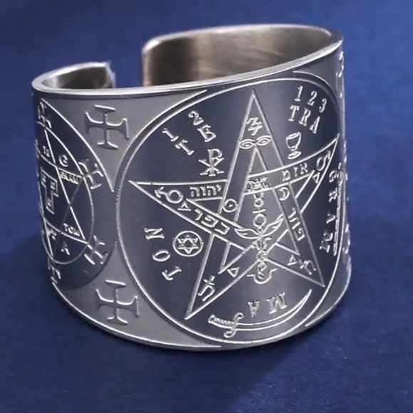 Jewelry | Ring Pentagram 5 6 Point Tetragrammaton Tetragram Jewelry ...